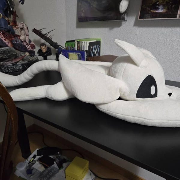Rivulet Slugcat Inspired Plush (please Read Description First) - Etsy