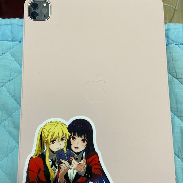 Yumeko and Mary Vinyl Sticker Love, Kakegurui Anime Stickers Laptop ...