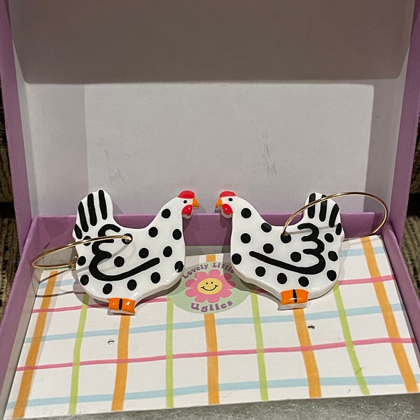 Thank You Bag Earrings, Smiley Face Earrings, Thank You Bag, Polymer ...