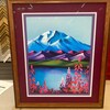 Canvas Art Print Home Colorful Wall Artwork Mountain Mountains Acrylic ...