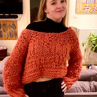 Feelin Like Fall Jumper Sweater Knitting Pattern - Etsy Canada