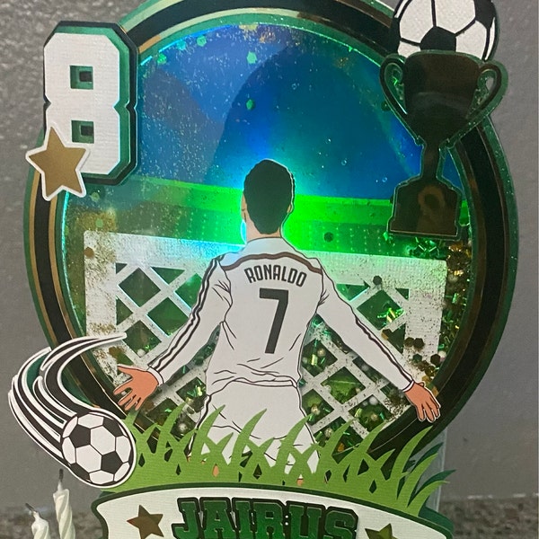 Soccer Cake Topper, Futbol Cake Topper, Soccer Birthday Decor, Soccer ...
