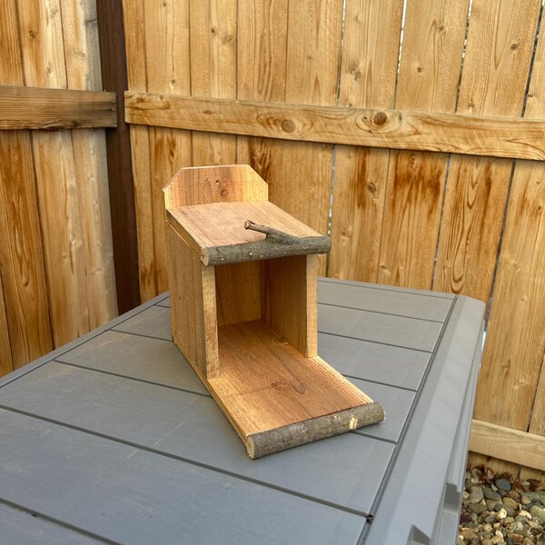 Cedar Bird Nesting Platform Shelter • Cedar Bird Nesting Box • Dove ...