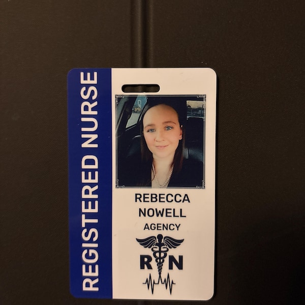 Personalized Office Badge With Photo - Customizable ID Badge for ...