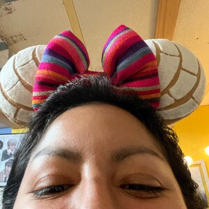 Concha Ears, Concha Mouse Ears, Conchas, Serape Bow, Serape, Concha ...