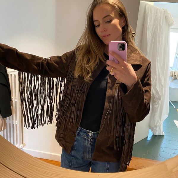 Handmade Cowgirl Chap Buck Skin Suede Blue Leather Pant Rodeo Chap ...