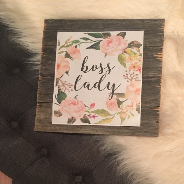 Boss Lady Printable, Boss Lady Wall Art, Boss Lady Print, Office Art ...
