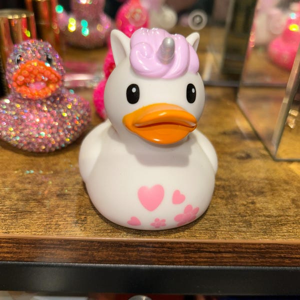 Colorful Axolotl Themed Rubber Duck Ducks - Blue Purple Pink Green ...