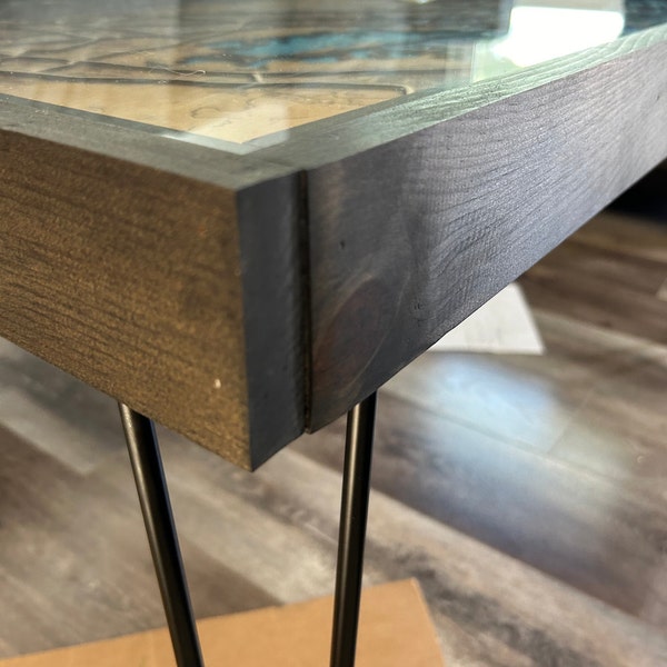 Handcrafted City Map Coffee Table - 100% Made in the USA. Choose Your ...