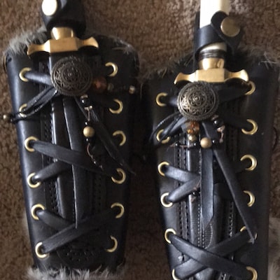 Single Dagger Star Bracers gold Handle - Etsy