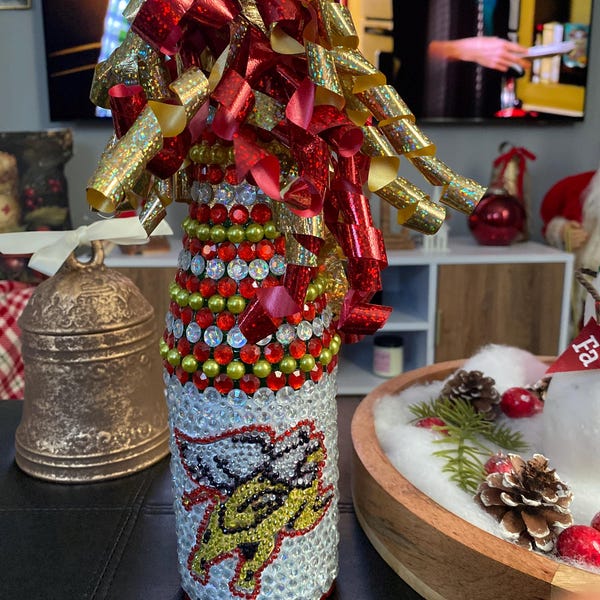 Custom/personalized Bedazzled Bottles. Bed Parties/college Dorm Decor ...