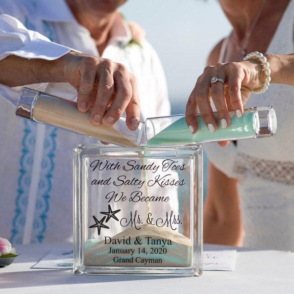 Unity Sand Ceremony Set, Wedding Sand Ceremony Set, Starfish, Beach ...