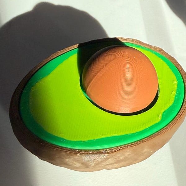 Clicky Avacado 3D Printed Fidget - Etsy