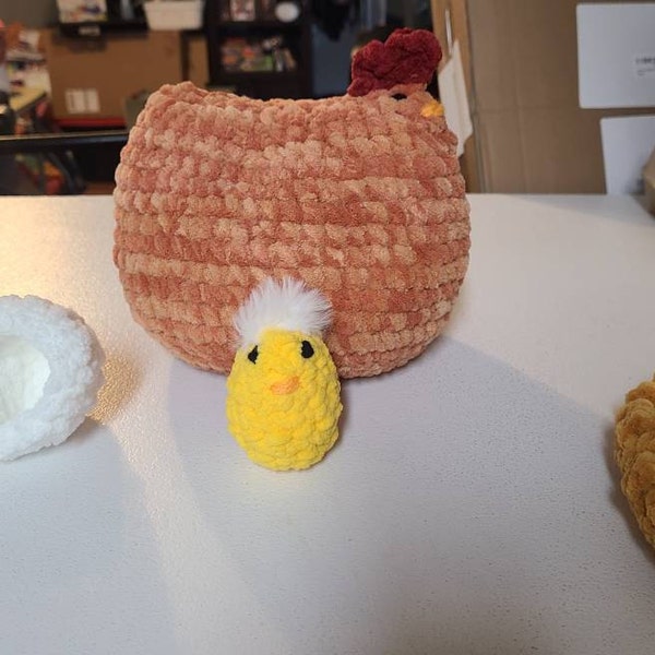 Mama and Mini Mabel Chicken™ CROCHET PATTERN - Etsy