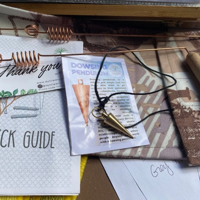 One-handed Copper Dowsing Rod Bobber With Brass Tip - Etsy