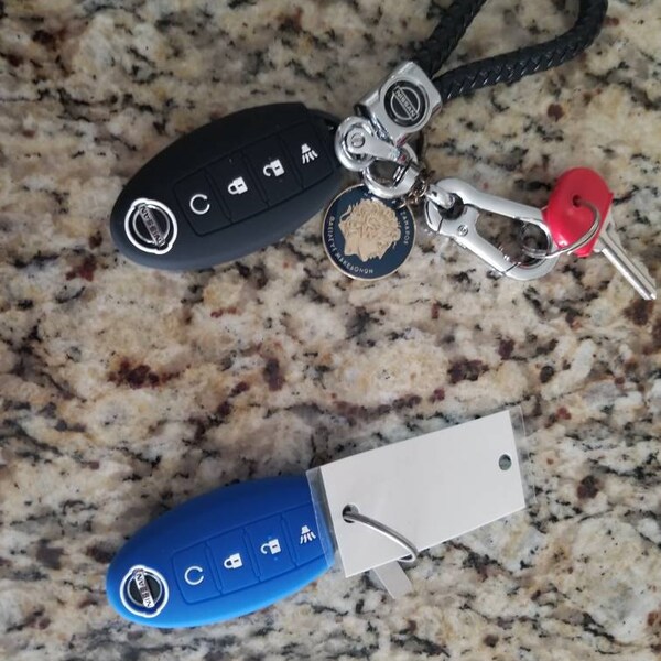 Keyless Entry Key Fob Rubber Cover for Nissan Remote Kicks Murano Titan ...