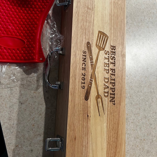 BBQ Set, Custom Grill Set, Personalized BBQ Set, Grill Set, Custom BBQ ...