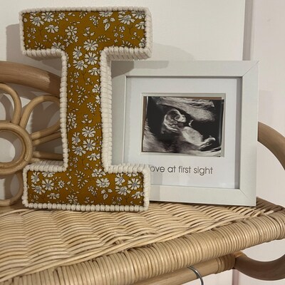 Liberty London Corduroy Fabric Letters - Etsy