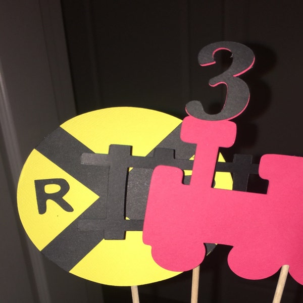 Train Party Centerpiece, Train Party Table Decor, Train Birthday Decor ...