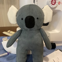 Koala Bear Stuffed Animal, Koala Sewing Pattern, Plush Animal Pattern ...