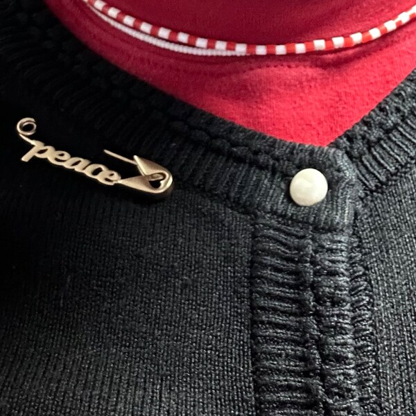 Inspiring Safety Pin by Inspired Pins - BRAVE Pin - Etsy