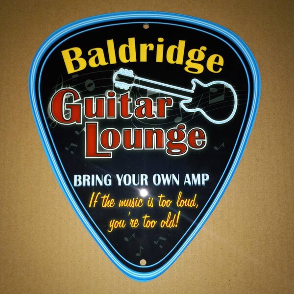 Personalized Decorative Guitar Lounge Sign – Gift for Music Lovers ...