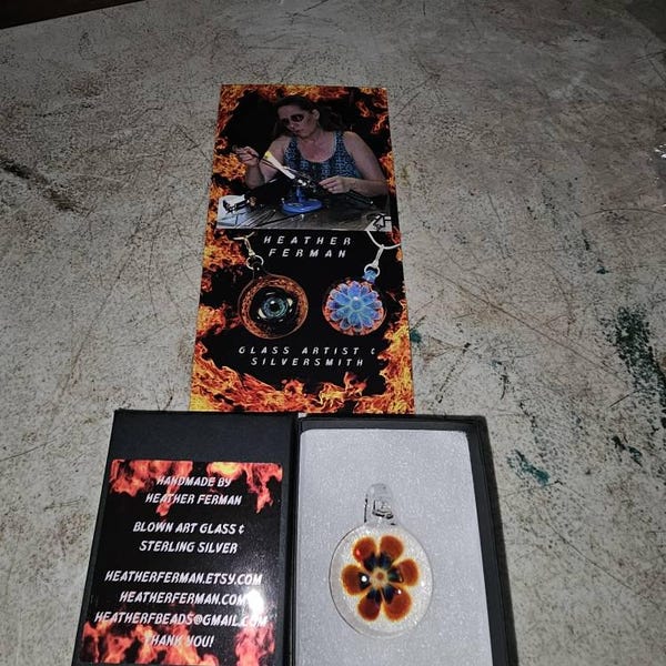 Borosilicate Implosion Pendant, Hand Blown Glass Frit Implosion ...