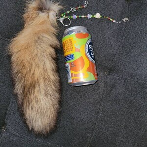 Custom Beaded Tail Keychain for Therians, Furries, Cosplay, Alternative ...