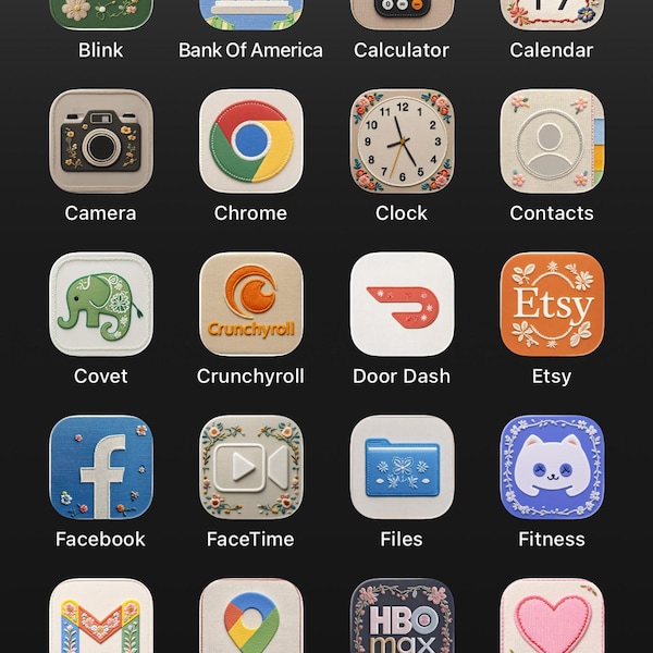 147 Candy Pastel Fuzzy App Icons | Cute Ios Icon Pack | Aesthetic App ...