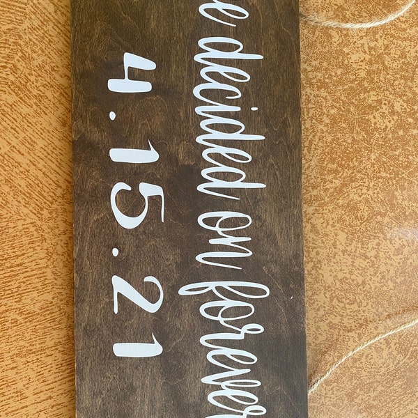 He Asked She Said Yes! - Custom Wood Sign - Wood Wedding Sign - Rustic ...