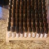 Wooden Display Rack for Fragrance or Essential Oils - 10 Row Bottle ...