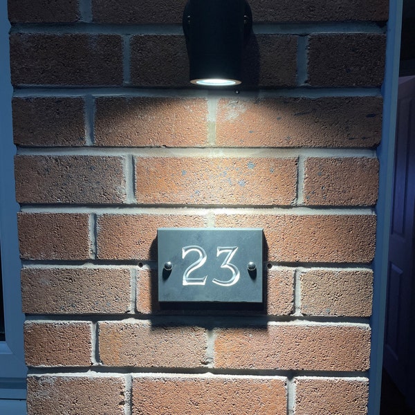 Chrome Bridge House Numbers - Etsy