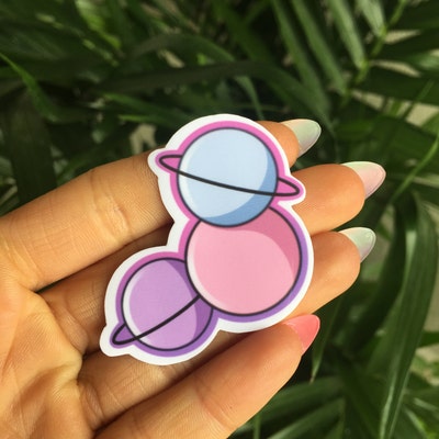 Galaxy Girl Sticker Pack Space Themed Stickers Aesthetic Sticker Pack ...