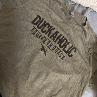 Duck Hunting Shirt, Duckaholic, Duck Hunting Apparel, Men's Hunting T ...