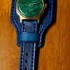 Leather Cuff Watch Strap, Handmade Watch Cuff Band, Apple Cuff Watch ...