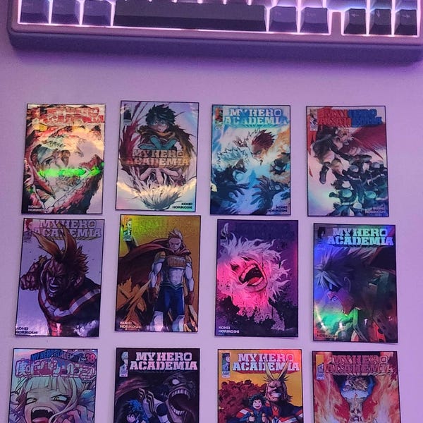 Anime Holographic Manga Panel Stickers Bundle 2A - Etsy