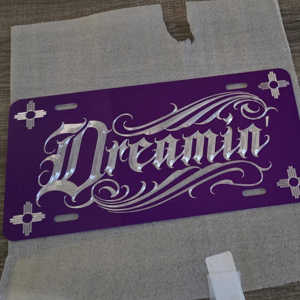 Black Girl Magic License Plate Vanity Front Car Tag Diamond Etched ...