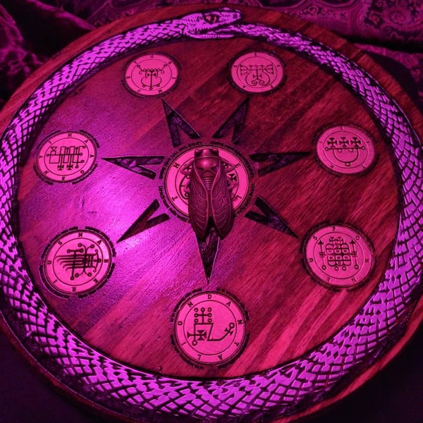 Kabbalah Tree of Life Altar Plate - for Personal Gnosis and Spiritual ...