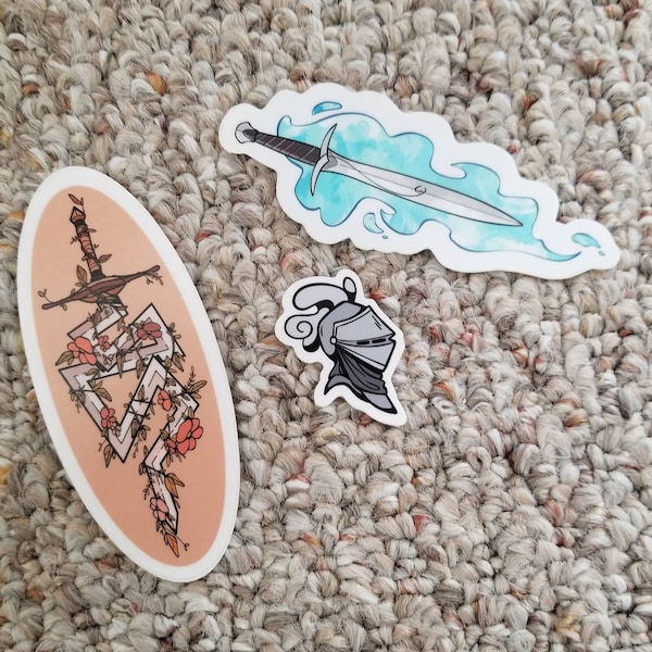 Knight Stickers - Etsy