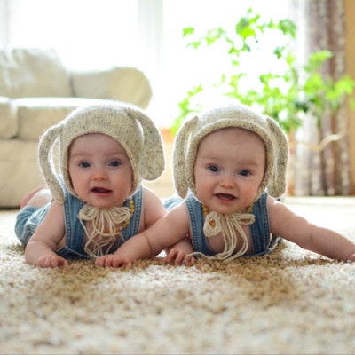 Knitting Pattern Ridges Bonnet Newborn Photography Prop - Etsy