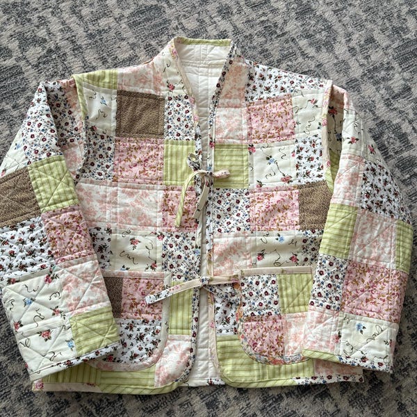 DIY Clover Quilted Jacket Sewing Pattern, Handcrafted Design Sewing ...