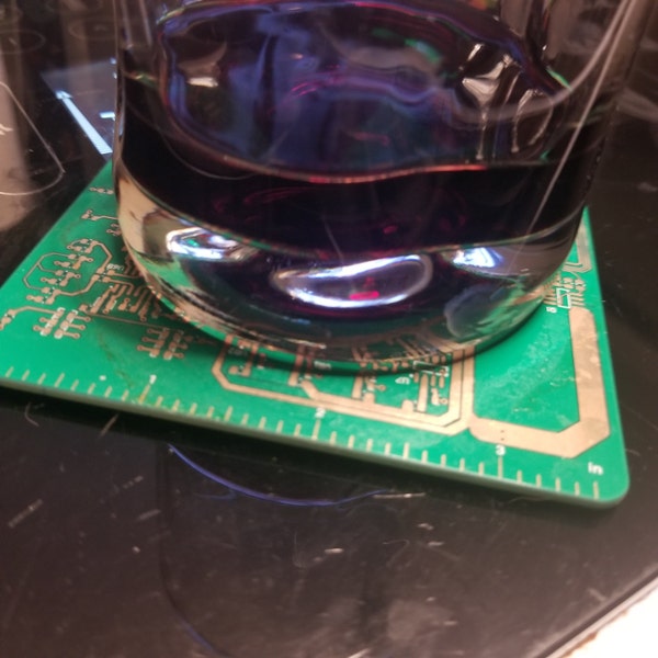 Circuit Board Coasters - Customized Text - Coffee Tea Computer Gift ...