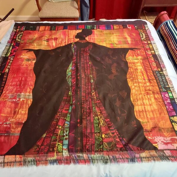 Tribal Essence Fabric/ African Inspired Fabric/ Cotton Fabric by the ...