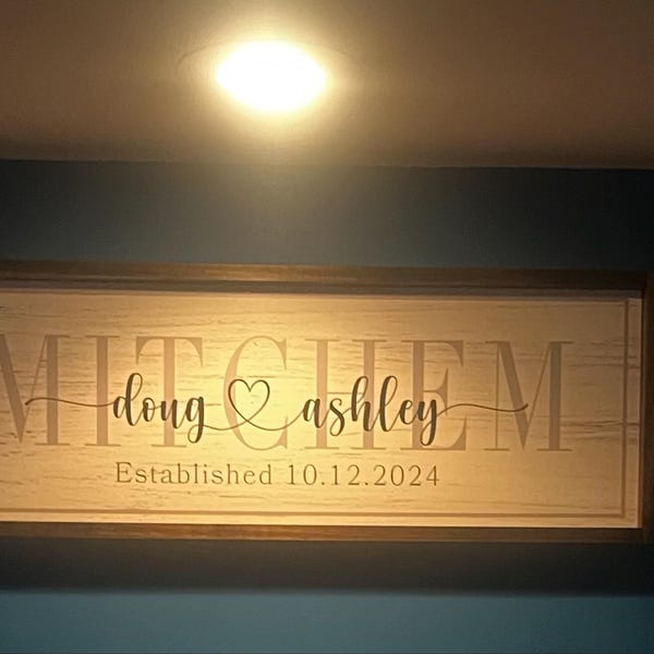 Master Bedroom Wood Wall Decor Over the Bed, Marriage Sign, Bedroom ...