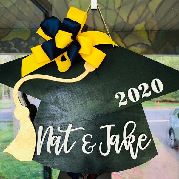Door Decoration for Graduation, Door Hanger for Class of 2025 ...