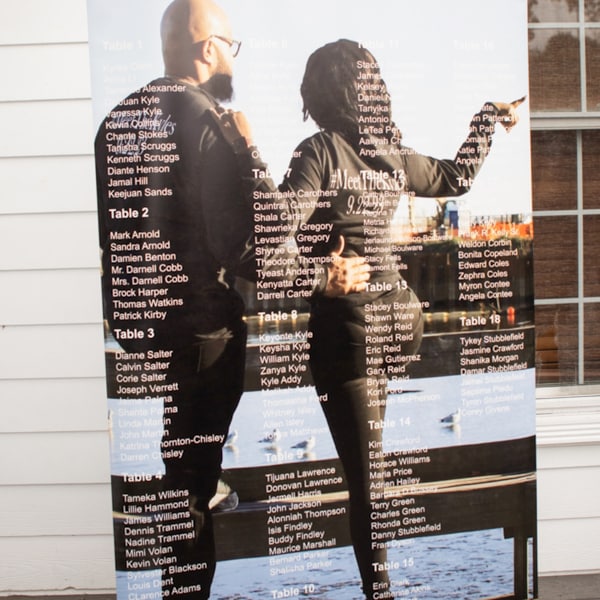 Custom Wedding Retractable Stand INCLUDED With Full Color Print ...