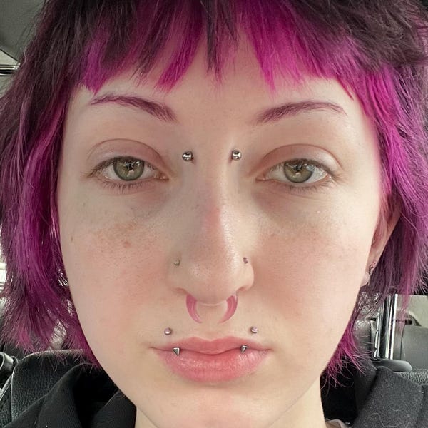 Pink Cats Eye Septum Tusk, Tribal Septum, Septum Pincher Jewelry ...