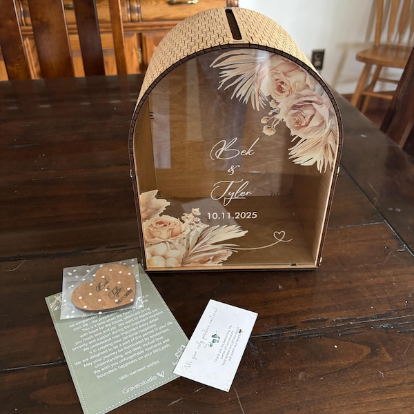 Wedding Envelope Box,card Box for Wedding Arch,decorative Gifts Box ...