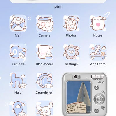 Cute Little Twins Icon Set, Cute Icons, Blue Icon Set, Ios Android App ...