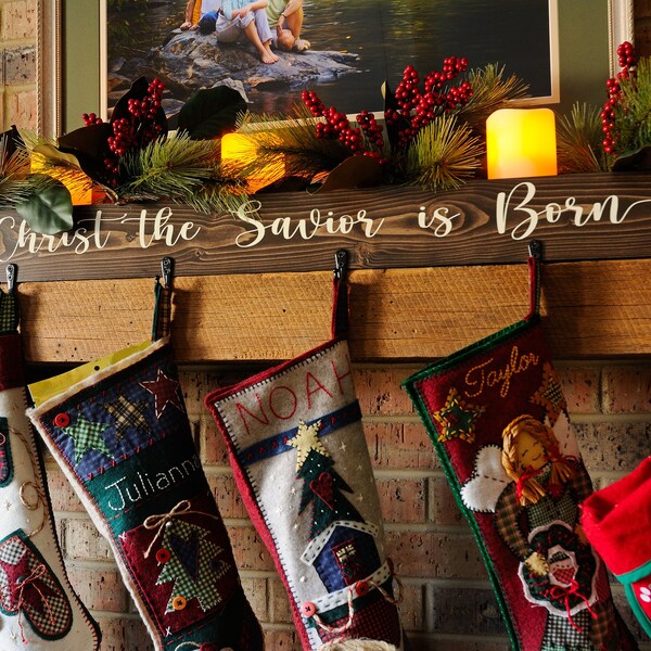 34 Stocking Holder for Mantel, Mantle Stocking Hanger, Personalized ...